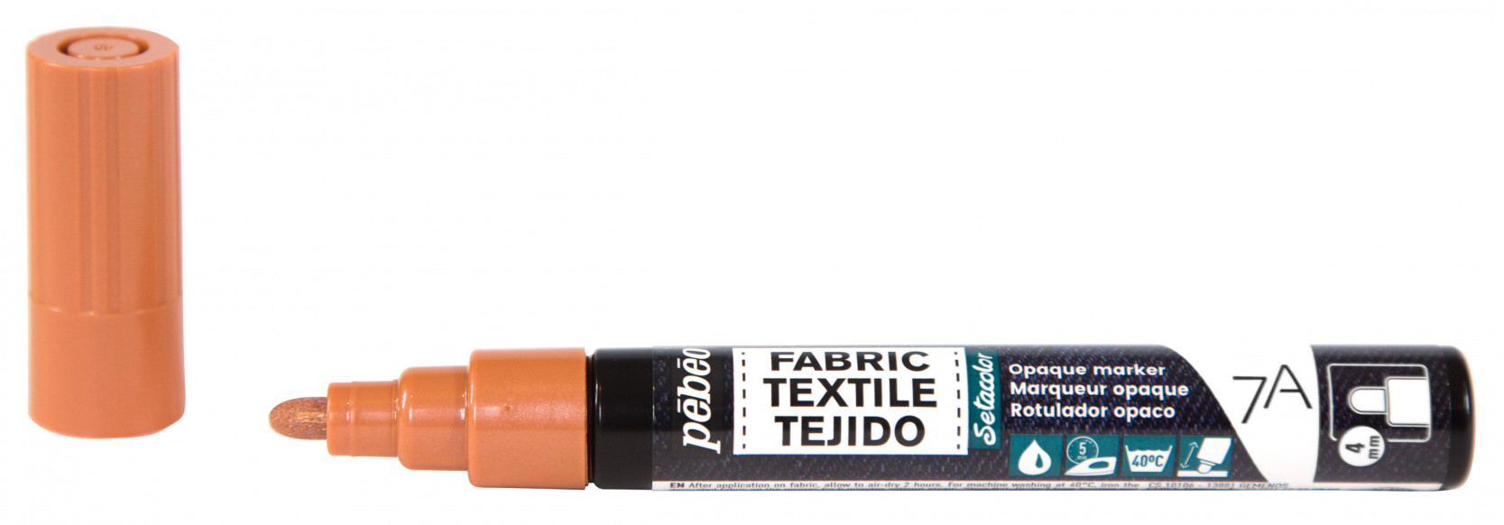 7A OPAQUE MARKER 4 MM ROUND NIB COPPER – Pébéo