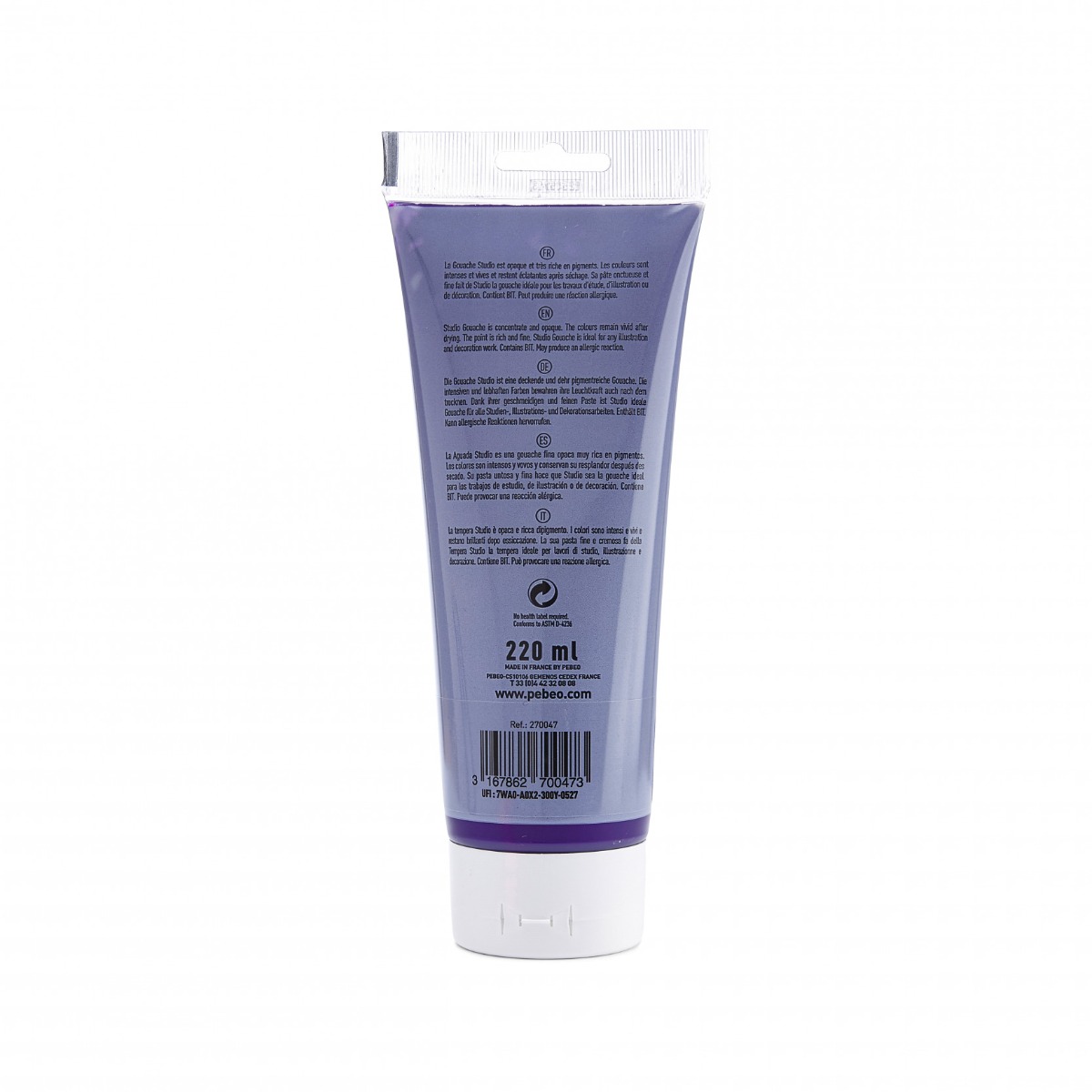 STUDIO GOUACHE 220 ML VIOLA COBALTO IMIT. – Pébéo